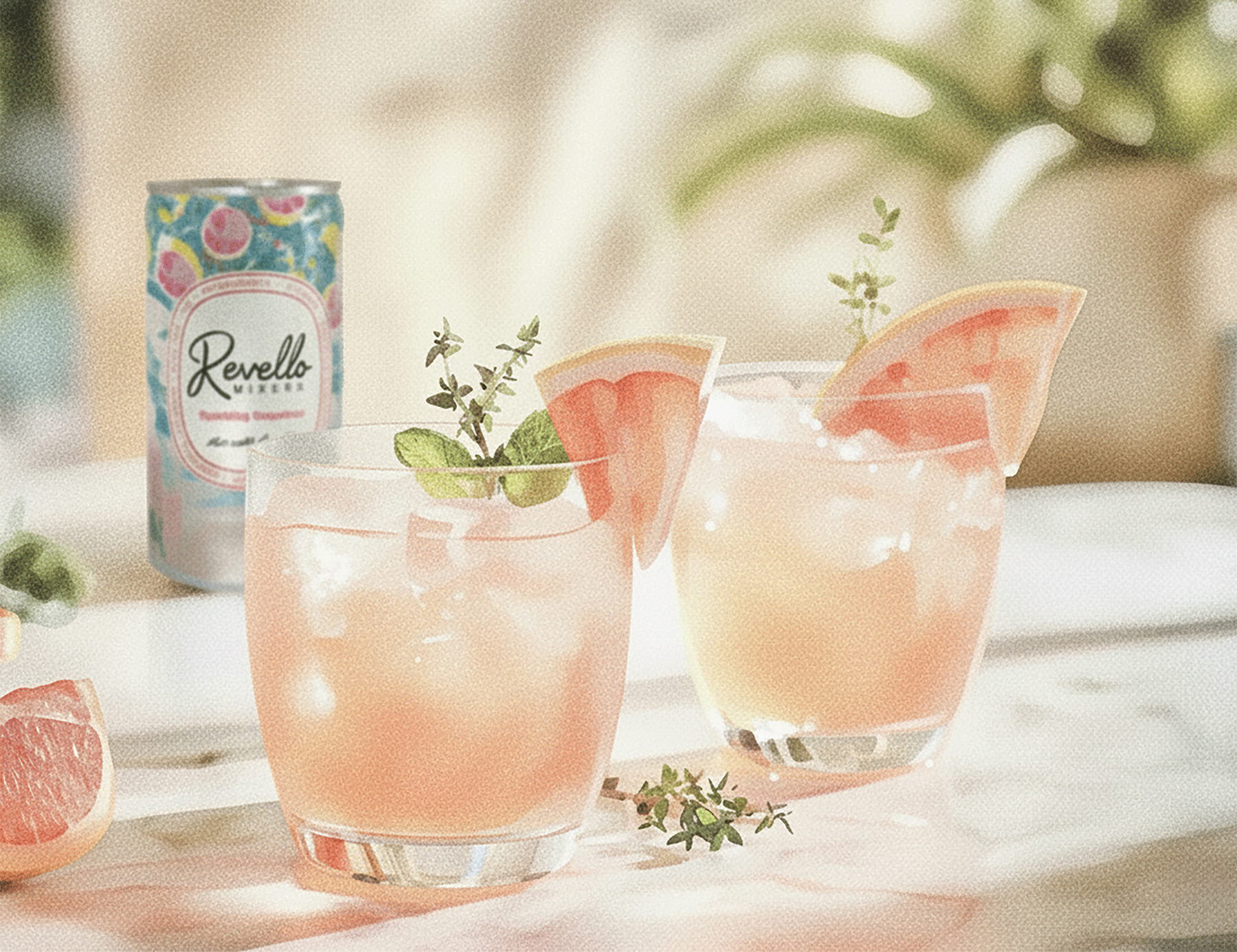 Grapefruit Gin Fizz – Revello Premium Mixers