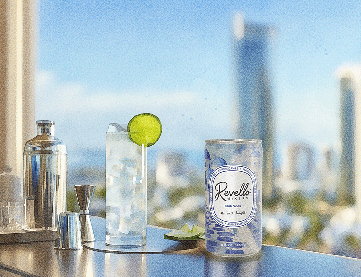 Vodka Soda – Revello Premium Mixers