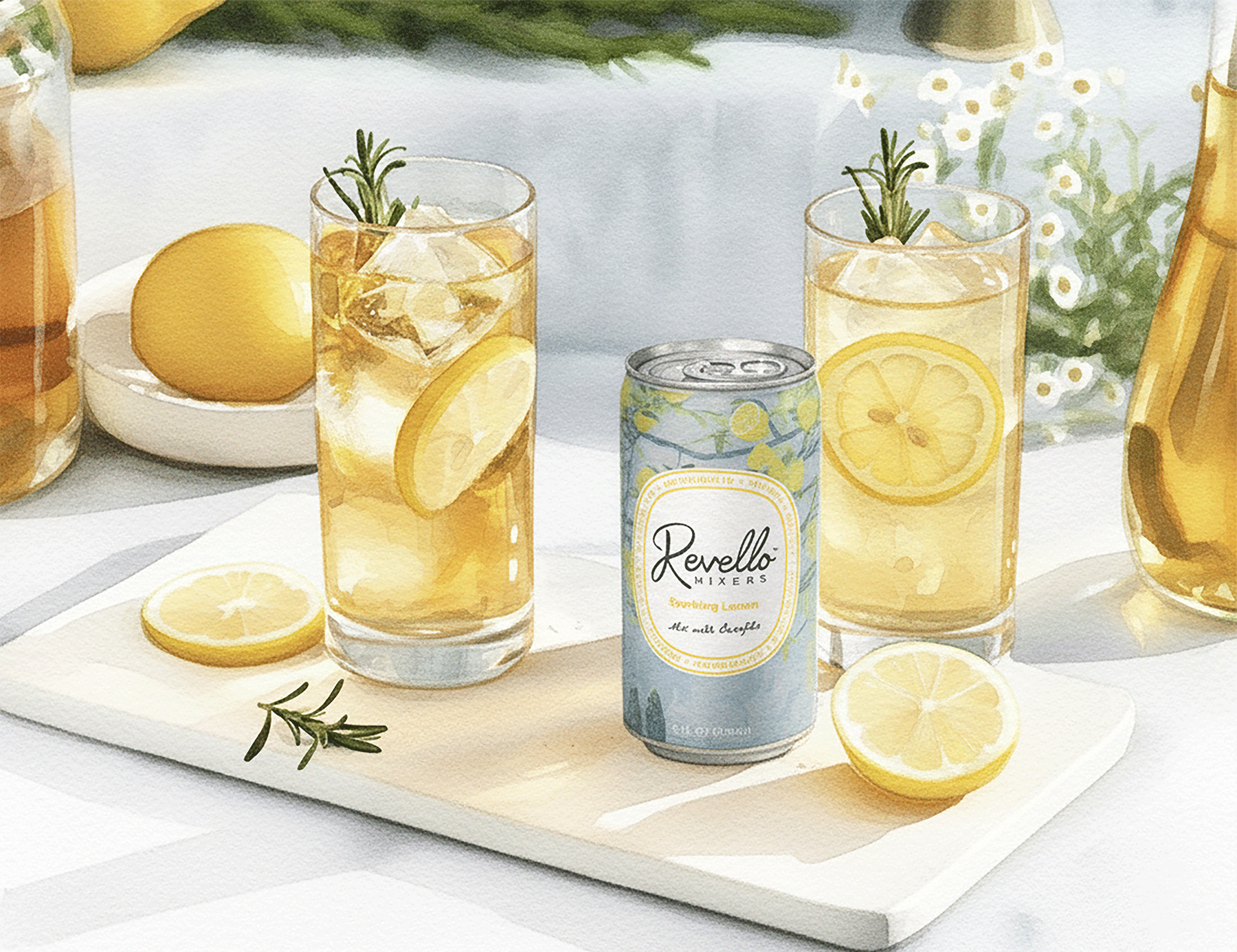Whiskey Lemonade – Revello Premium Mixers